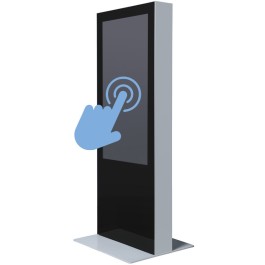 Digitale Totem Dubbelzijdig met 55" Samsung Scherm en Touchfolie - Syna ...